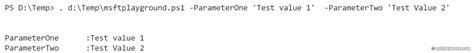 Function Parameters While Debugging PowerShell In Visual Studio Code