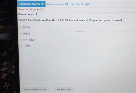 Quantitative Analysis Logical Reasoning StudyX