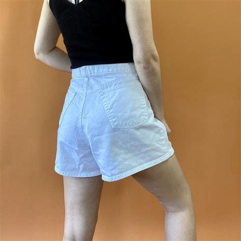 Womens White Shorts Depop