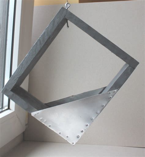 Modern Hanging Bird Feeder From Recycled Wood Etsy