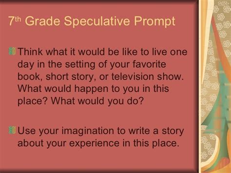 Speculative Writing