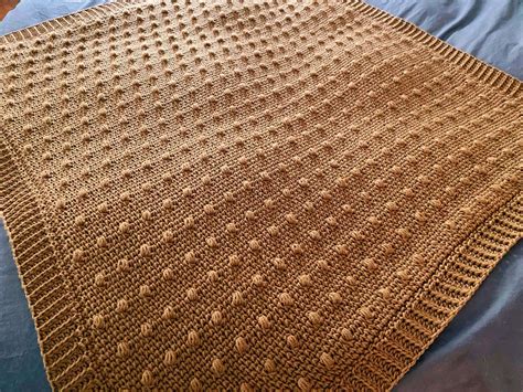 How To Crochet A Puff Stitch Bobble Blanket This Pixie Creates