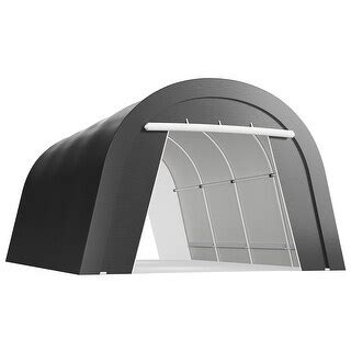12 X 25portable Domed Carport With 2 Roll Up Doors Bed Bath