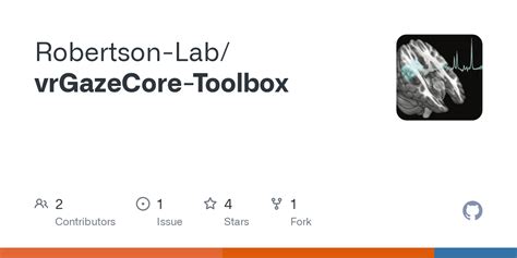 Github Robertson Labvrgazecore Toolbox