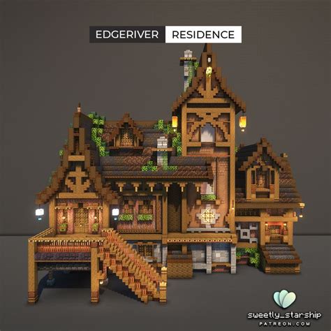 Minecraft House Edgeriver Residence For Download