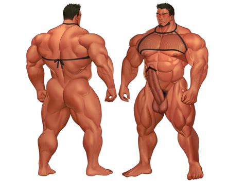 Rule 34 Balls Bara Beard Boner Erection Facial Hair Kuromine Hiraya