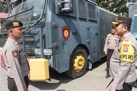 Jelang Pemilu 2024 Kapolres Langkat Cek Kesiapan Randis Dan Personel
