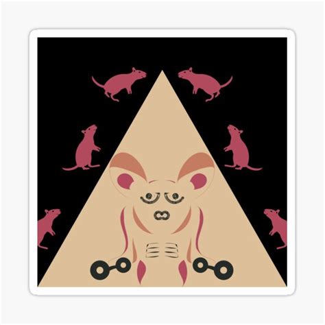 Mouse Triangle Be Different Sticker By Shapes Farm Redbubble
