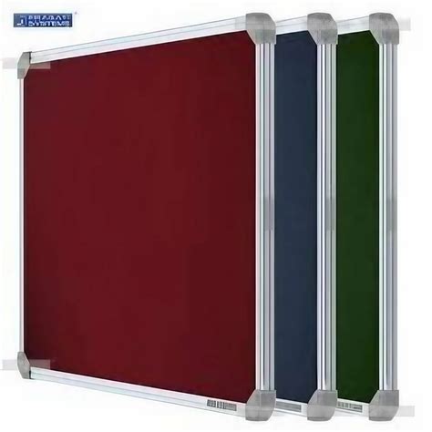 Pin Up Square Softboard Core Notice Board Frame Material Aluminium