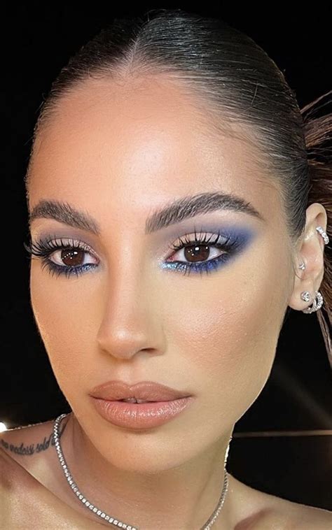 Prom Eye Makeup Fancy Makeup Eye Makeup Art Blue Eye Makeup Makeup