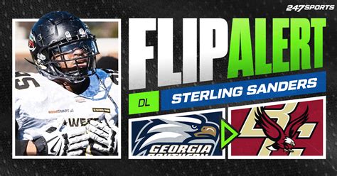 25 Dt Sterling Sanders Flips To Boston College