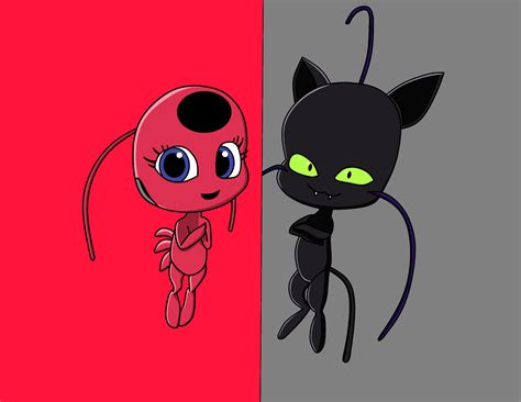 Plagg And Tikki By Sentaji On Deviantart Miraculous L