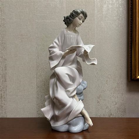 Фарфоровая статуэтка Lladro «ангел певец — цена 7000 грн в каталоге Статуэтки Купить товары