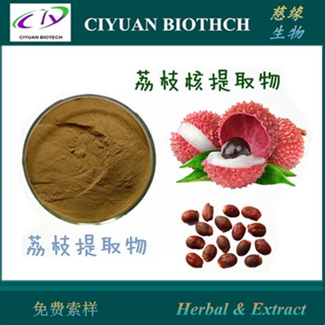 荔枝仁 荔枝核提取物 10 1 荔枝核粉 荔枝核多酚 食品商务网