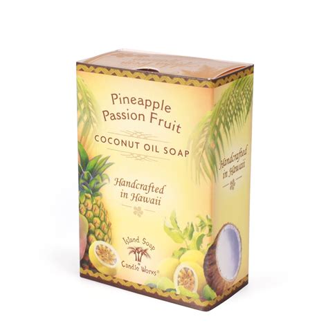 Coconut And Palm Natural Handmade Soap With Passion Fruit Island Soap