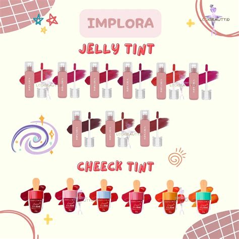 Jual Implora Cheek And Liptint Implora Liptint Jelly Tint Implora New Tint By Timplora Jelly