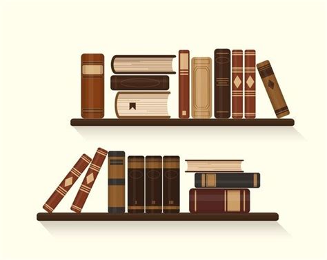 Две книжные полки со старыми или историческими коричневыми книгами
