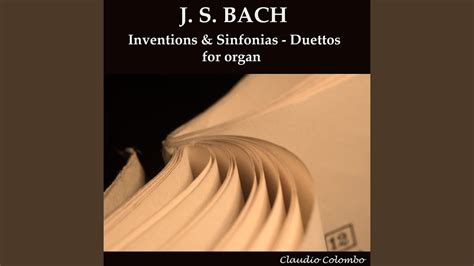 Sinfonia No 11 In G Minor BWV 797 For Organ YouTube