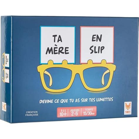 Ta M Re En Slip Jeu De Soci T Jeu De Cartes A Partir De Ans Joueurs Tms