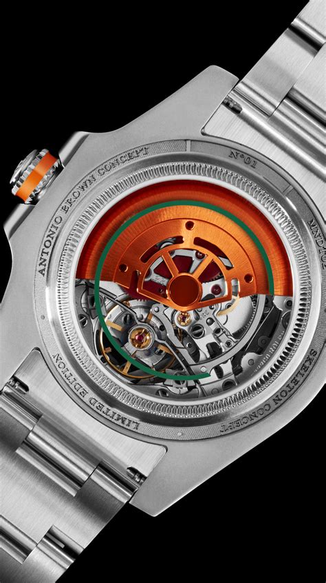Antonio Brown Skeleton Concept Rolex Submariner Hulk 116610lv