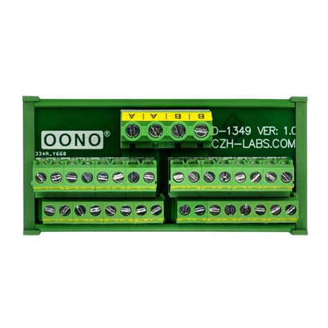 Din Rail Mount 2x16 Position Screw Terminal Block Power Distribution Module