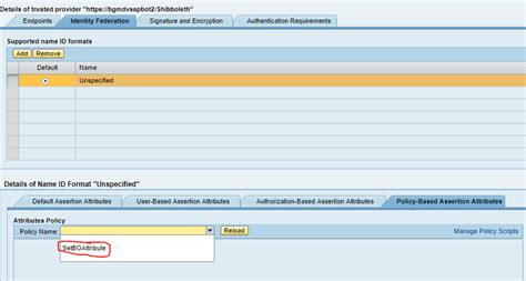 Using Policy Scripts To Create Policy Based Saml A Sap Community