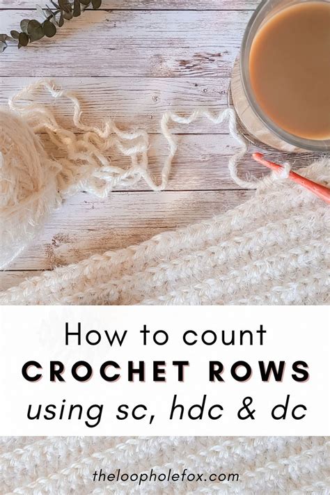 How To Count Crochet Rows Using SC HDC DC