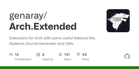 GitHub Genaray Arch Extended Extensions For Arch With Some Useful Features Like Systems
