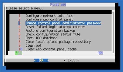 Reset Admin Password In OpenMediaVault