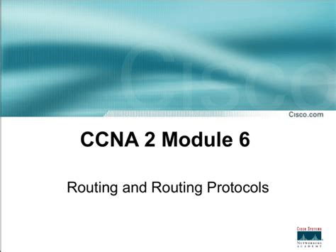 Routing Protocols