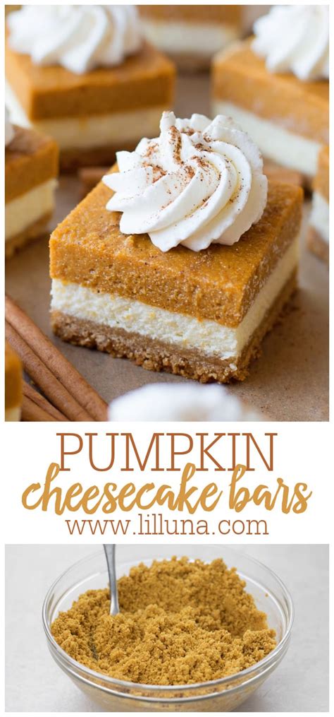 Pumpkin Cheesecake Bars Artofit