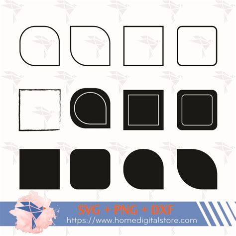Square Shape Svg Png Dxf