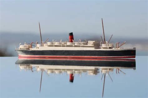 Cunard Line Rms Alaunia Bassett Lowke Waterline Model Ship C 1920s £