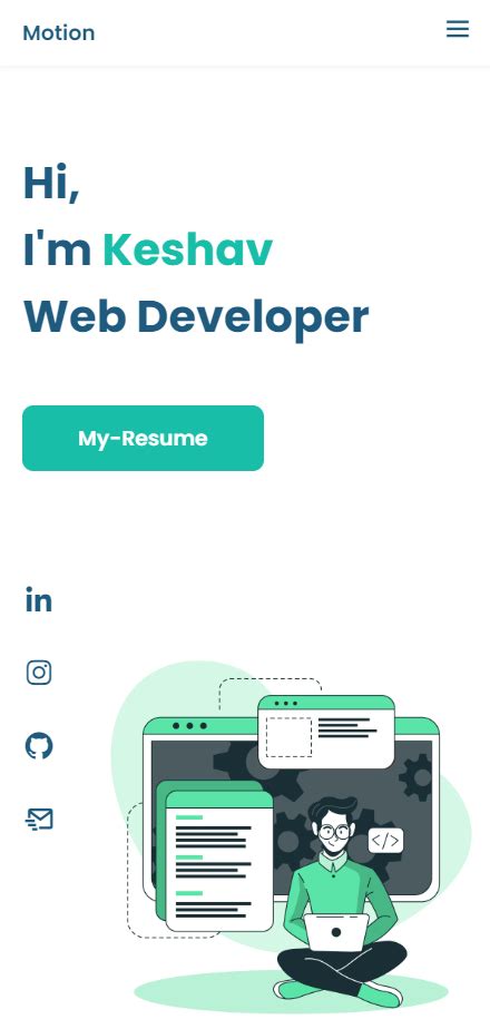 GitHub Dev Keshav Portfolio