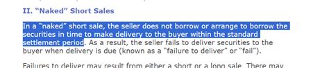 THE CRITICAL LOOPHOLES IN THE LAW THAT MAKE NAKED SHORT SELLING LEGAL