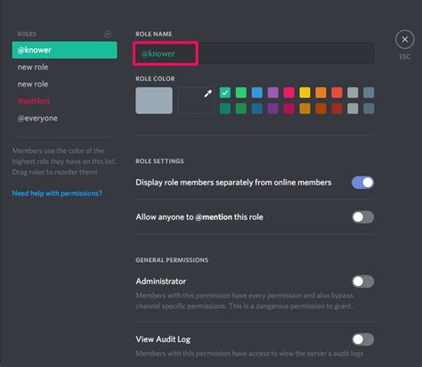 How To Create Roles In Discord