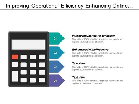 Improving Operational Efficiency Enhancing Online Presence Core Processes Graphics