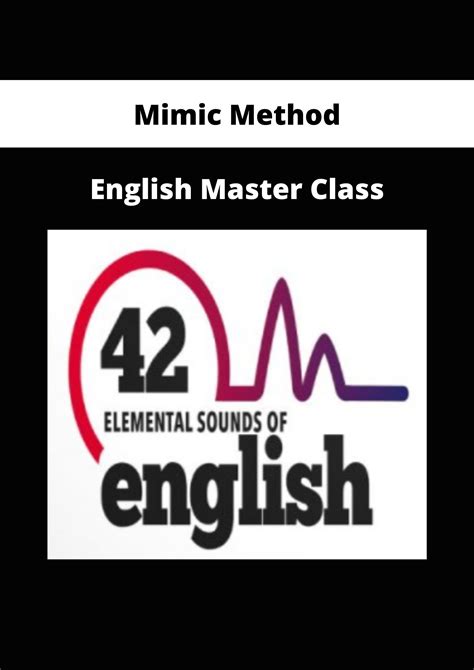 English Master Class By Mimic Method CourseShopping