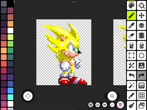 Super Shadow The Hedgehog Sprites