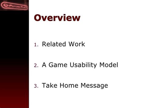 from playability to a hierarchical game usability model