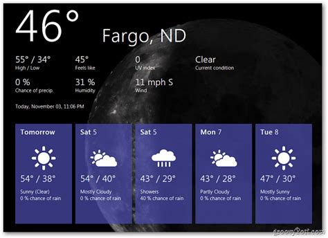 Windows 8 Get Weather Conditions From Multiple Cities