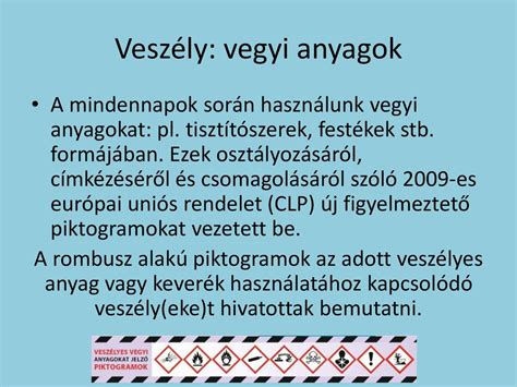 A hétköznapok kémiai biztonsága ppt letölteni