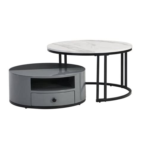 Gotagee Couchtisch Kaffeetischset 2erset Beistelltisch Nesting