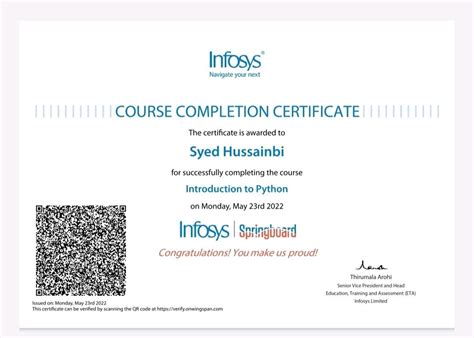 Syed Hussainbi On Linkedin Introduction Python Infosysspringboard