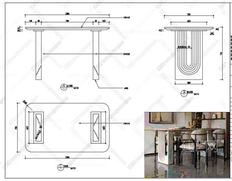 Cad家具设计餐桌三视图施工图下载 施工图cad家具设计餐桌三视图下载 施工图cad家具设计餐桌三视图免费下载 建e室内设计网