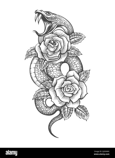 Top 57 Snake Flowers Tattoo Latest In Cdgdbentre
