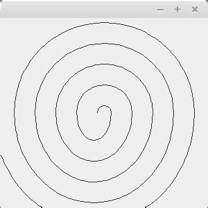 Swing Java Draw A Circular Spiral Using Drawarc Stack Overflow