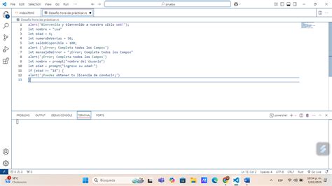 Desafío Hora De Practicar Lógica De Programación Sumérgete En La