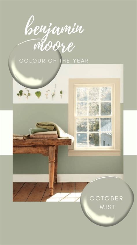 Benjamin Moore 2022 Colour Of The Year October Mist Creating Lovely