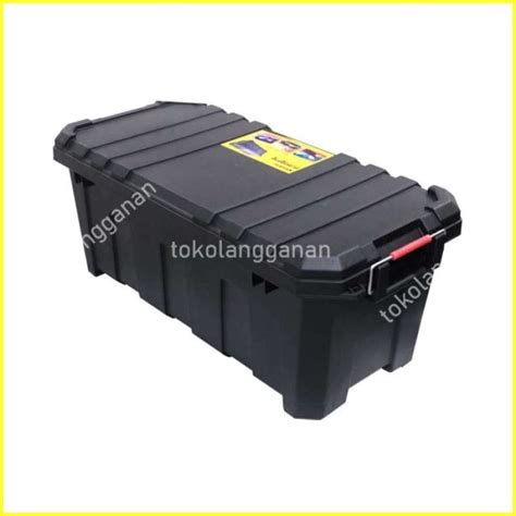 Promo Krisbow Kotak Penyimpanan 60 Ltr Hitam Diskon 23 Di Seller Bea